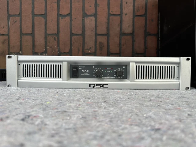 QSC GX5 500W 2-Channel Power Amp $99.50 - PicClick