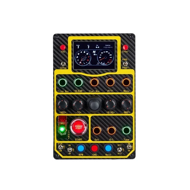 SIMPLAYER 3.5 INCH Car SIM Racing Control Box for Thrustmaster Simagic ...