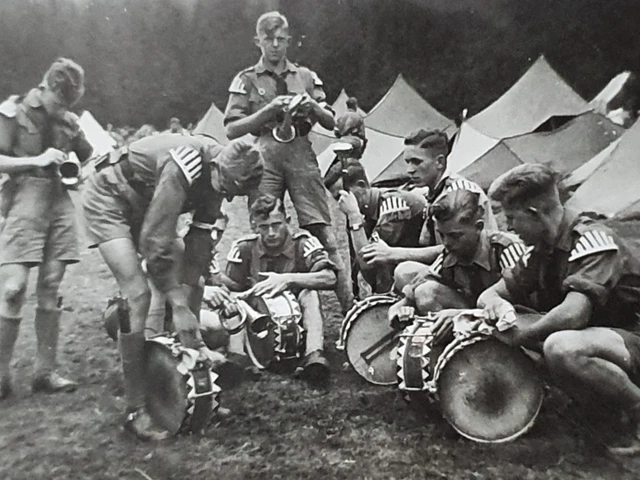 ORIGINAL GERMAN WW2 Photo Youth Group Band £5.99 - PicClick UK