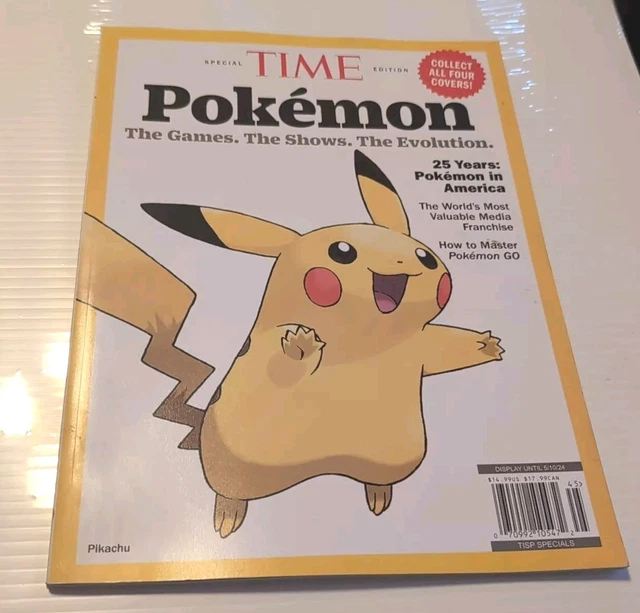 PIKACHU TIME MAGAZINE Special Edition 2024 Collectors 25 Years Of ...