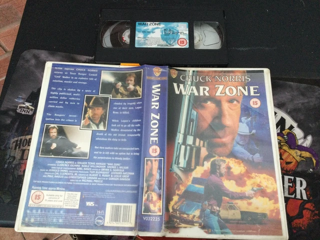 WAR ZONE,CHUCK NORRIS,EX Rental Big Box,vhs £8.99 - PicClick UK