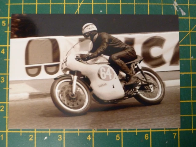 CLASSIC MOTORCYCLE RACING John Wetherall Manx Norton 1969 Isle of Man ...