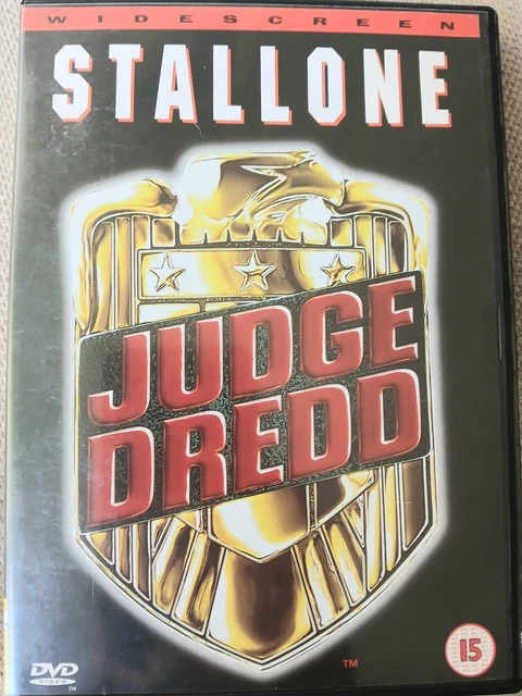 JUDGE DREDD WIDESCREEN Used Sylvester Stallone Nineties Sci-Fi Action ...