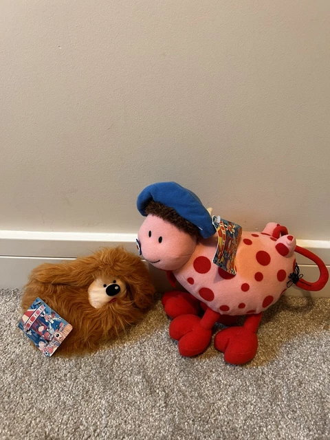 THE MAGIC ROUNDABOUT Dougal And Gertrude 2000 Toy Plush Vintage 2 Toys ...