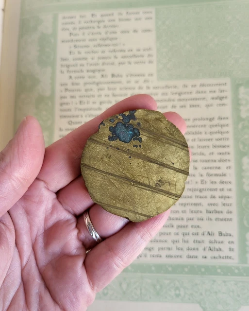 FER À DORER Tampon Matrice imprimerie relieur reliure LOUIS PASTEUR EUR ...