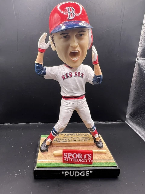 BOBBLEHEAD CARLTON « PUDGE » Fisk Boston Red Sox 40e anniversaire 1975 ...