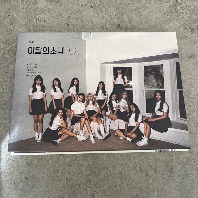 LOONA 1ST MINI Album + + CD Normal A Version 1st Press gold sticker no ...