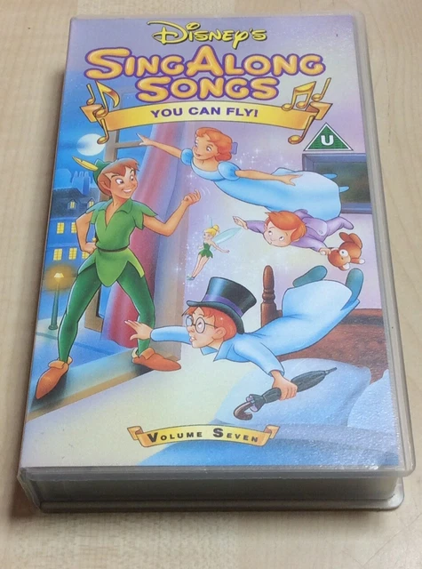 SING ALONG SONGS Disney VHS You Can Fly Volume 7 Peter Pan £5.00 ...