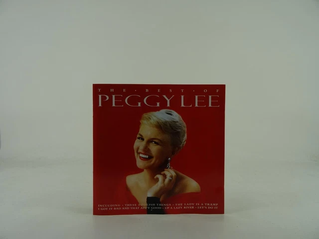 PEGGY LEE THE BEST OF PEGGY LEE (445) 20+ pistes CD pochette photo ...
