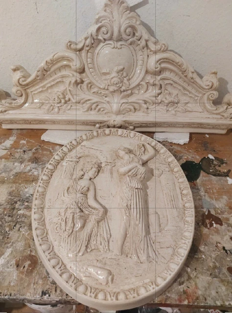 2 X BAS Relief Greek Stucco Gips Wall Relief Sculpture Greek Greece £ ...