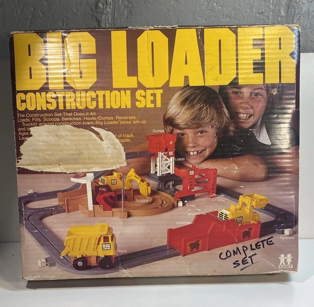 VINTAGE 1977 TOMY Big Loader Construction Set #5001 Original Box £30.64 ...