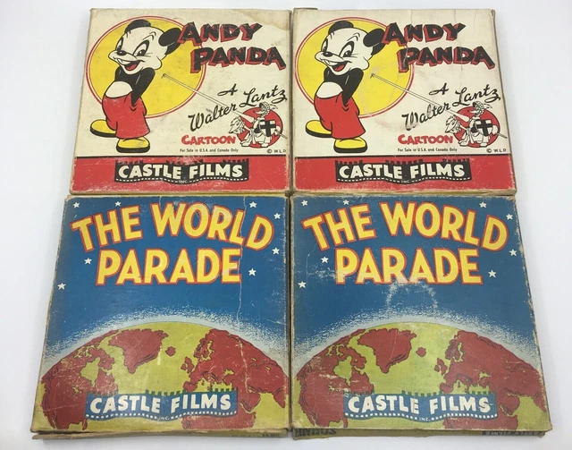 CASTLE FILMS ANDY Panda The World Parade 16 MM Vintage Movies Cartoons ...