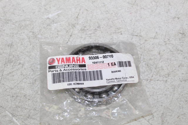 NEW GENUINE YAMAHA OEM Bearing P/N 93306-007Y0 Drive Golf Cart ...