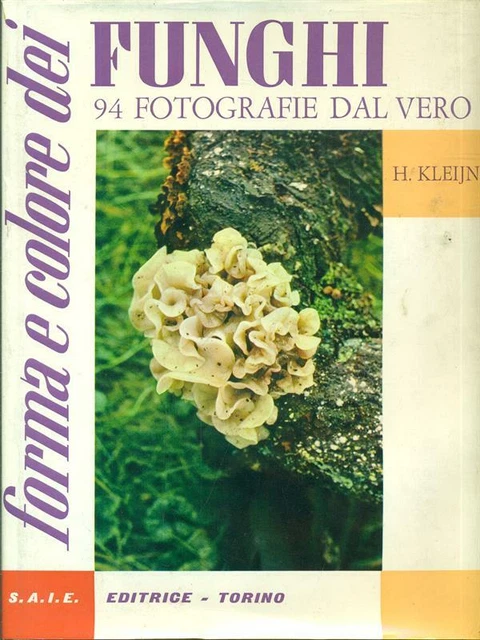 FORMA E COLORE Dei Funghi Kleijn H. S.a.i.e. 1961 \ EUR 4,96 - PicClick FR