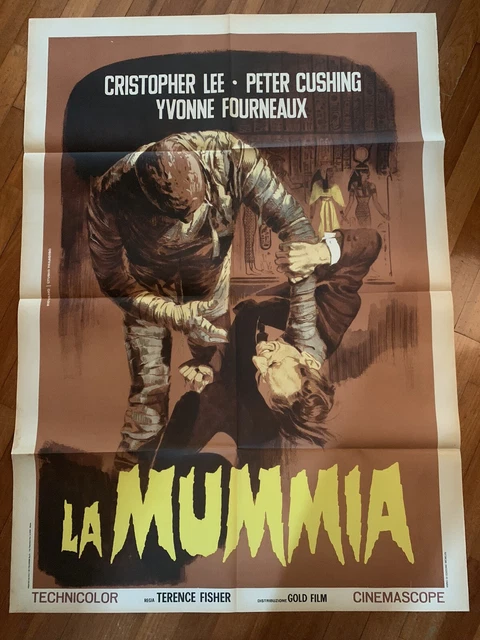 “LA MUMMIA” MANIFESTO Christopher Lee horror Hammer “Mummy” movie ...