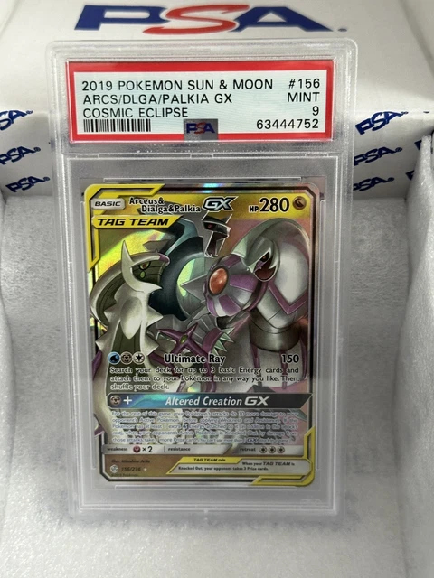 ARCEUS DIALGA PALKIA GX Cosmic Eclipse 156/236 - PSA COMME NEUF 9 - Pokémon Ultra Rare EUR 31,96 ...