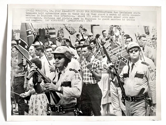 VINTAGE '65 CIVIL Rights Racial Segregation Police Bogalusa Louisiana ...