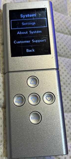 SLEEP NUMBER LPM-5000 Dual Temp 5-Button Replacement Bed Remote Control ...