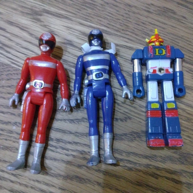 POWER RANGERS DENSHI Sentai Denziman Mini Figurine 3p set POPY Japan ...