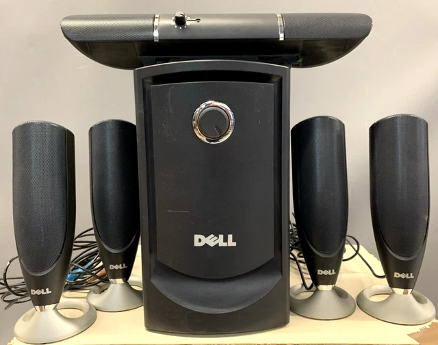 DELL MMS 5650 Surround Sound 5.1 Home Speakers PC Computer Theatre ...