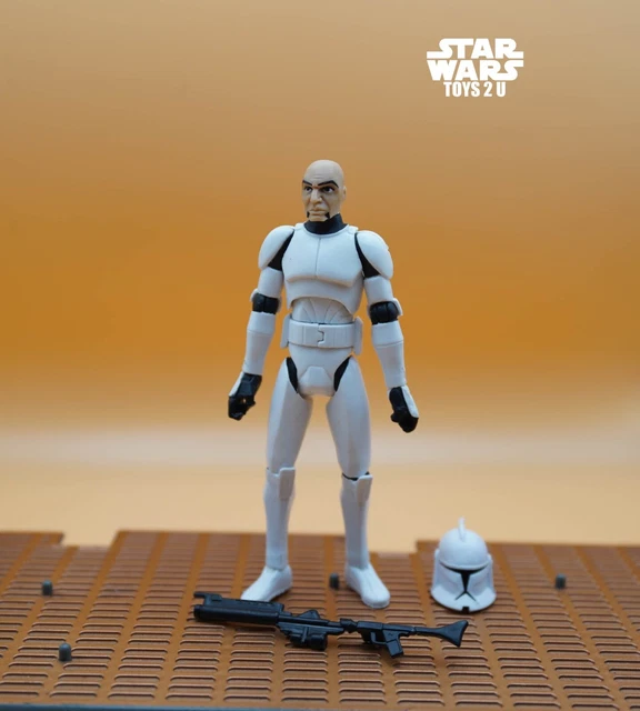 STAR WARS FIGURE 2008 Animated Clone Wars Hidden Enemy Clone Trooper ...