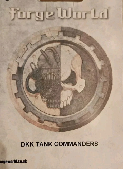 WARHAMMER 40K FORGEWORLD death korps of krieg Tank Commanders £90.00 ...