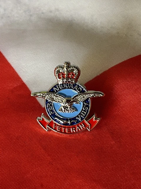 ROYAL AIR FORCE RAF VETERAN enamel pin badge UK Stock £4.69 - PicClick UK