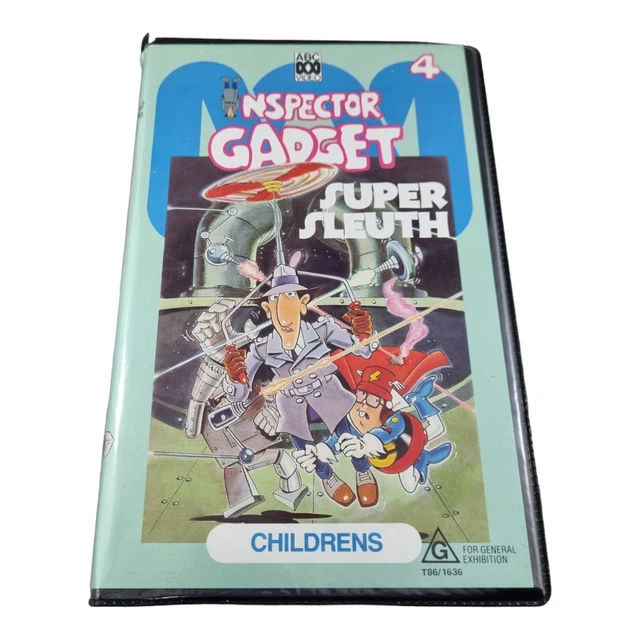 INSPECTOR GADGET 4 Super Sleuth VHS Vintage 1987 Animated ABC Video ...