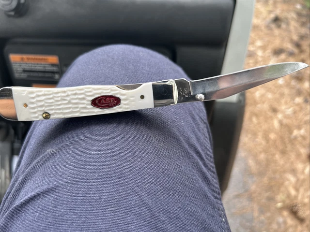 CASE WHITE SYNTHETIC SparXX Kickstart TrapperLock Folding Knife $100.00 ...