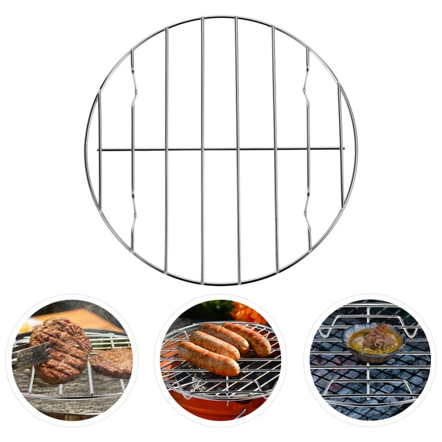 GRILLE DE GRILLAGE Filet Viande Barbecue Refroidissement Ronde Cuisson ...