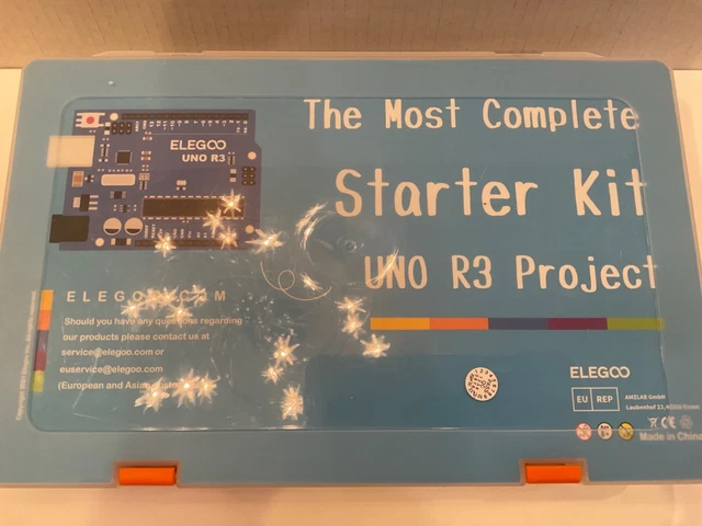 ELEGOO ARDUINO UNO R3 Most Complete Starter Kit Project 63 Items V1.0 ...