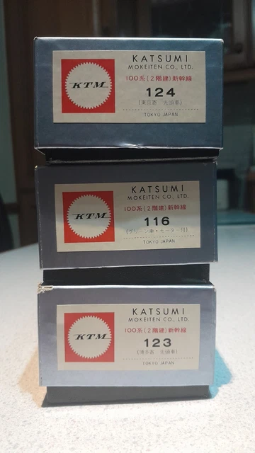 KTM KATSUMI MODELS Ho Scale Locomotive Bullet Train 116/123/124 Mib £ ...