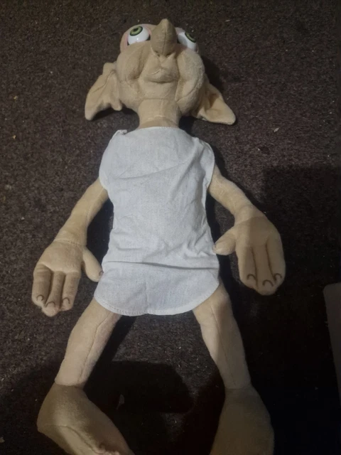 HARRY POTTER DOBBY The House Talking Elf Poseable legs Plush stuffed 16 ...