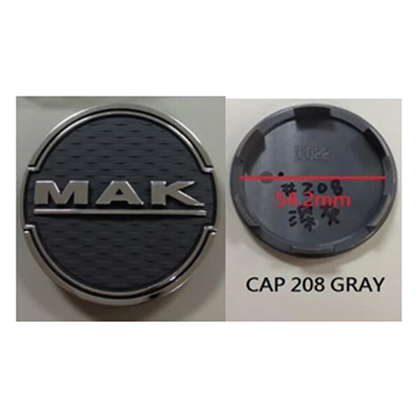 SET 4 CAPS ENJOLIVEURS C022 60mm POUR MAK NITRO 7x16 5x98 ICE TITAN YK ...