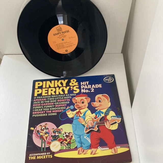 HAPPY BIRTHDAY & let’s clap songs. Pinky & Perky 12” Records X 2 Vynl ...
