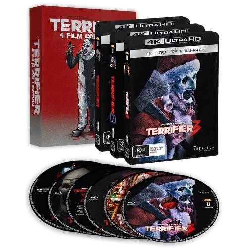 TERRIFIER 4-FILM COLLECTION (TERRIFIER/TERRIFIER - 4K UHD (Blu Ray ...