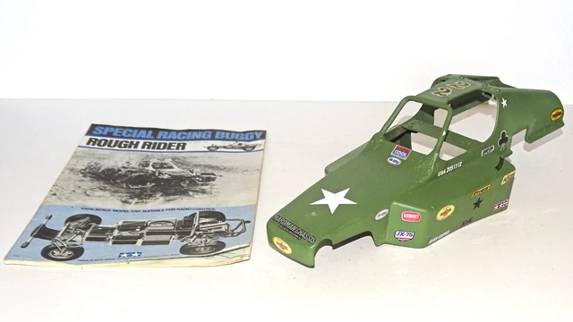 TAMIYA ROUGH RIDER Body Shell - 1/10 Scale - Plus Instruction Booklet ...