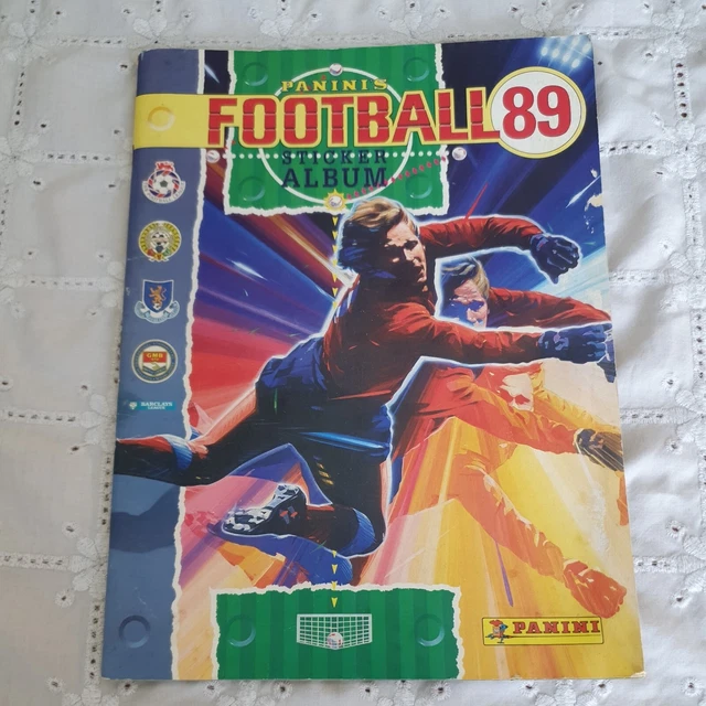 PANINI FOOTBALL 89 sticker album genuine vintage book. Incomplete. £19. ...