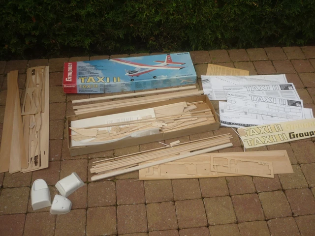 VINTAGE GRAUPNER TAXI II RC Trainer Version 85 / OVP Anleitung ...