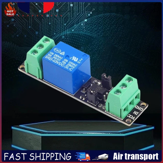 DC 3V/3.3V HIGH Level Trigger Microcontroller IO Port Relay Module FR ...