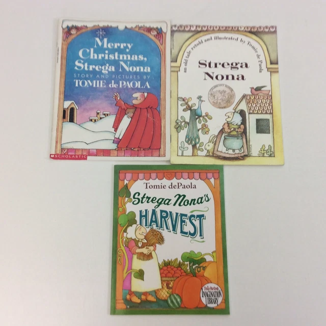 TOMIE DEPAOLA STREGA Nona Christmas Preschool Kindergarten 3 Picture ...