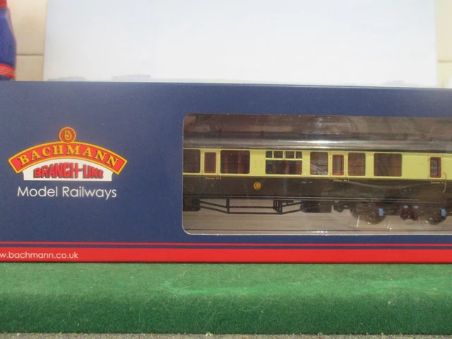 BACHMANN COLLETT Brake Composite Coach Gwr Chocolate/Cream. Cat No.34 ...