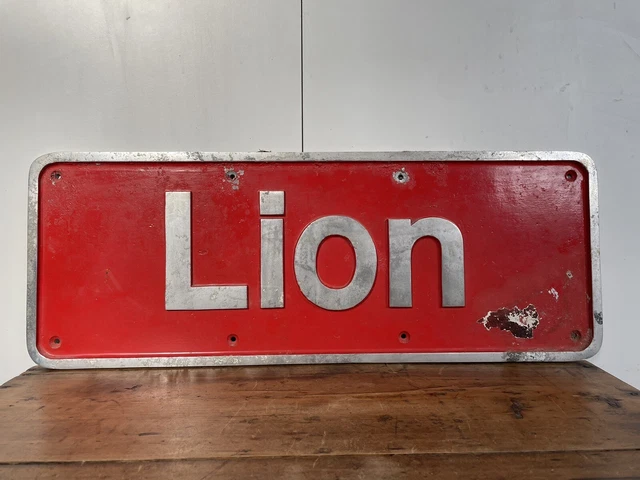 LION CLASS 50 Diesel Locomotive Nameplate-British Rail-Railwayana. £270 ...