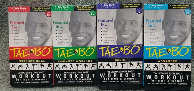 TAE BO BILLY Blanks Ultimate Total Body Workout Fitness VHS Video Tapes ...