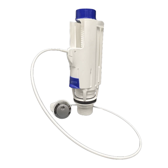TOILET PUSH BUTTON Dual Flush Cistern Syphon Valve with EXTRA LONG ...