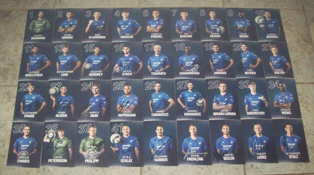 38 AKS 2024/25 Tsg 1899 Hoffenheim 2024/2025 Neu 24/25 Autogrammkartensatz Neu EUR 26,99 ...