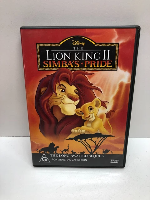 THE LION KING 2-Simba's Pride (DVD, 1998) Very Good Condition Region 4 $7.95 - PicClick AU
