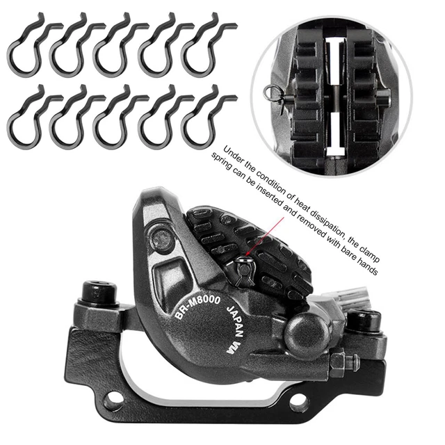 BICYCLE HYDRAULIC DISC Brake Pad Bolts Fixing Pin Circlip Accessories ...