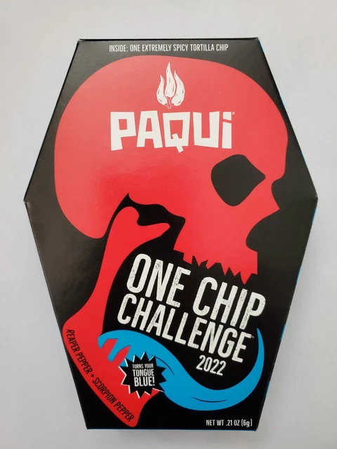 PAQUI ONE CHIP Challenge NEW 2022 Carolina Reaper Scorpion Chile Pepper ...