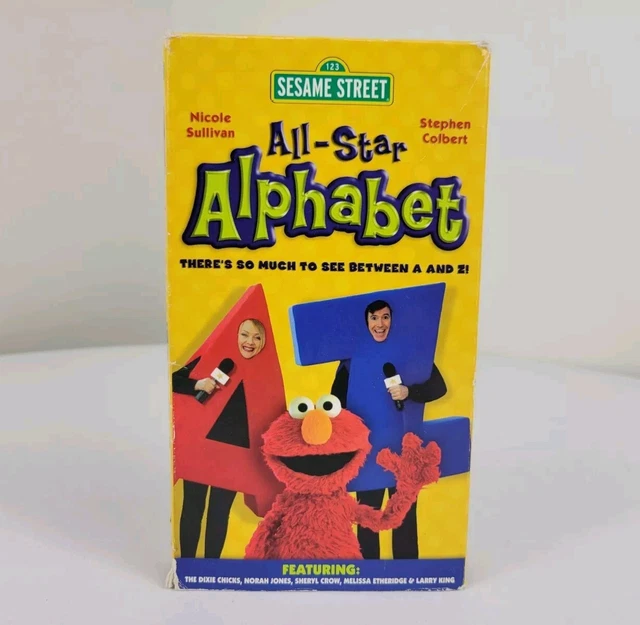 SESAME STREET ALL Star Alphabet VHS 2005 Dixie Chicks Sheryl Crow ...